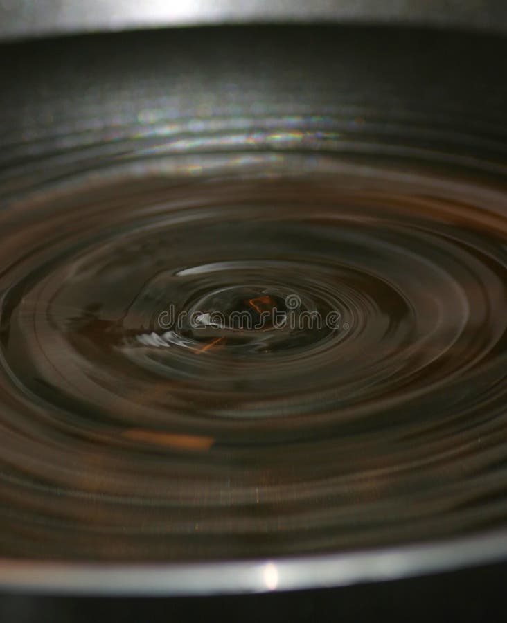 Water Rings Ripple in a Dark Pool Stock Photo - Image of drinking ...