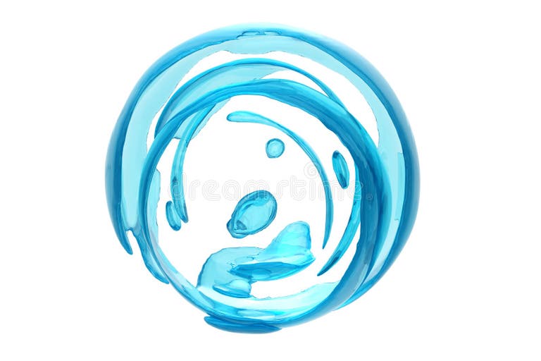 Water rings splash stock illustration. Illustration of water - 27822798