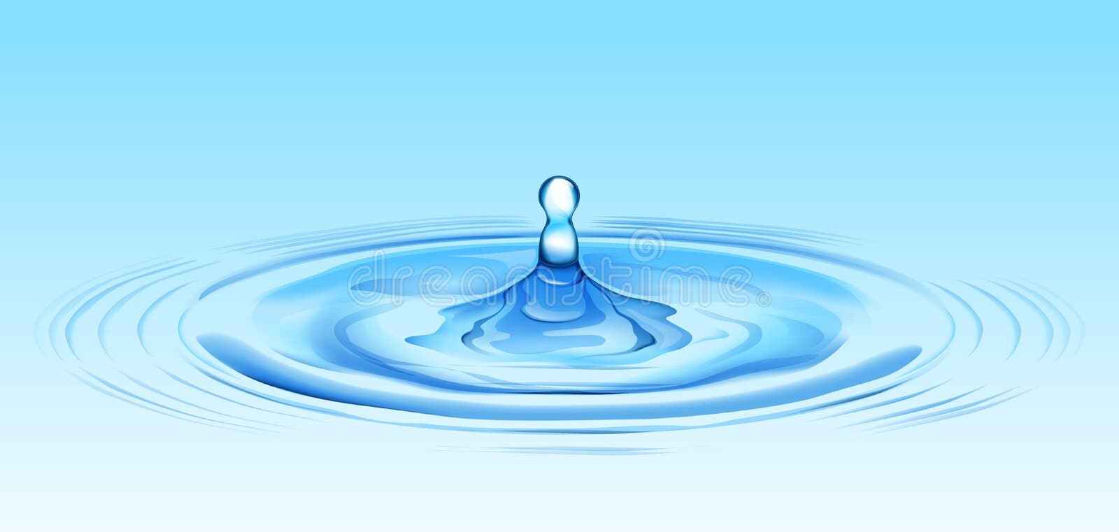 Water frame with bubbles. stock vector. Illustration of rain - 19625604