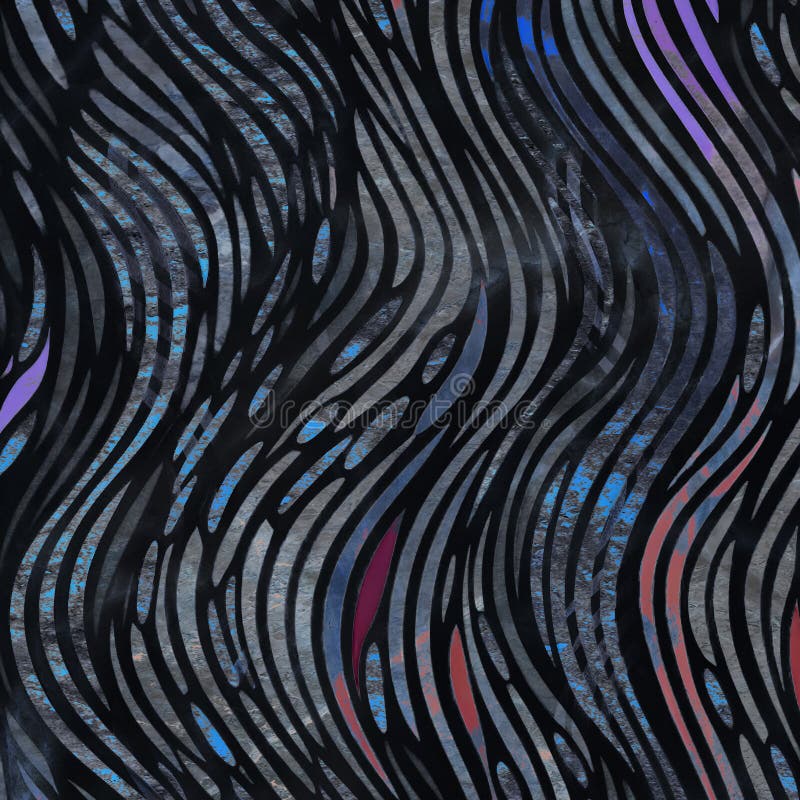 Simple Minimalist Small Waves Pattern, Picturesque,vivid and Bright ...