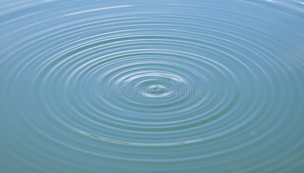 Water Ripple Effect, Concentric Circles, Liquid Surface, Wave Pattern ...