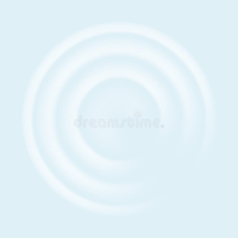 Water Ripple Effect Top View. Realistic Caustic Drop or Sound Wave ...