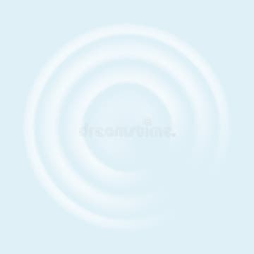 Water Ripple Effect Top View. Realistic Caustic Drop or Sound Wave ...