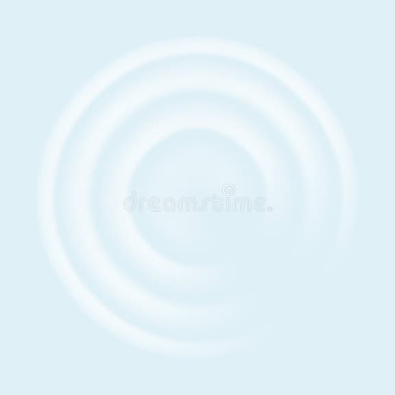 Water Ripple Effect Top View. Realistic Caustic Drop or Sound Wave ...