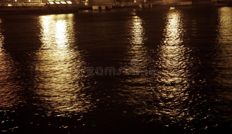 At Night when the Yellow Red Train Arrives Stock Photo - Image of ...