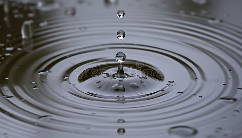 Water Ripple Surface Abstract, Fluid Texture Motion, Stock Photo ...