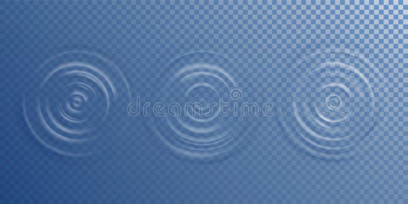Water ripple top view stock vector. Illustration of effect - 179739483