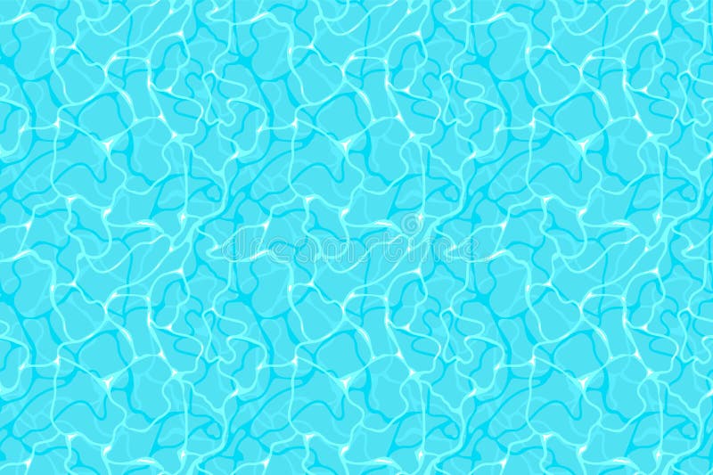 Water Ripple Top View Textured Seamless Pattern Design. Sun Light ...