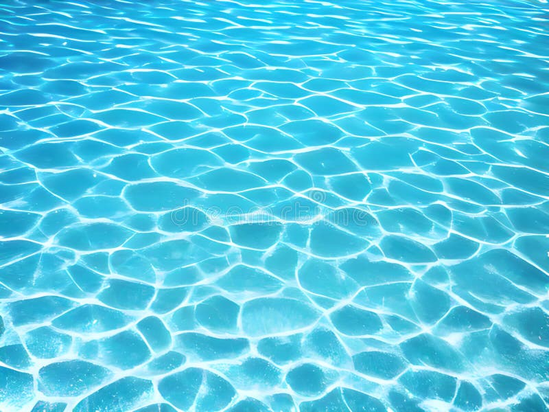Water Ripples Background, Blue Swimming Pool, AI Generated Stock ...