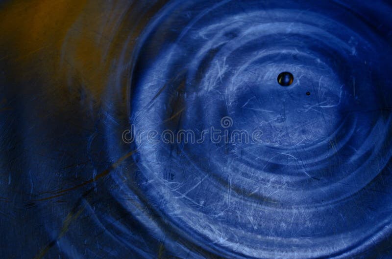 Waterdrops and Ripples on Water Surface Stock Photo - Image of purity ...