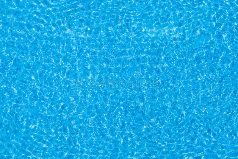 Water Ripples on Blue Tiled Swimming Pool Background. Top View Stock ...