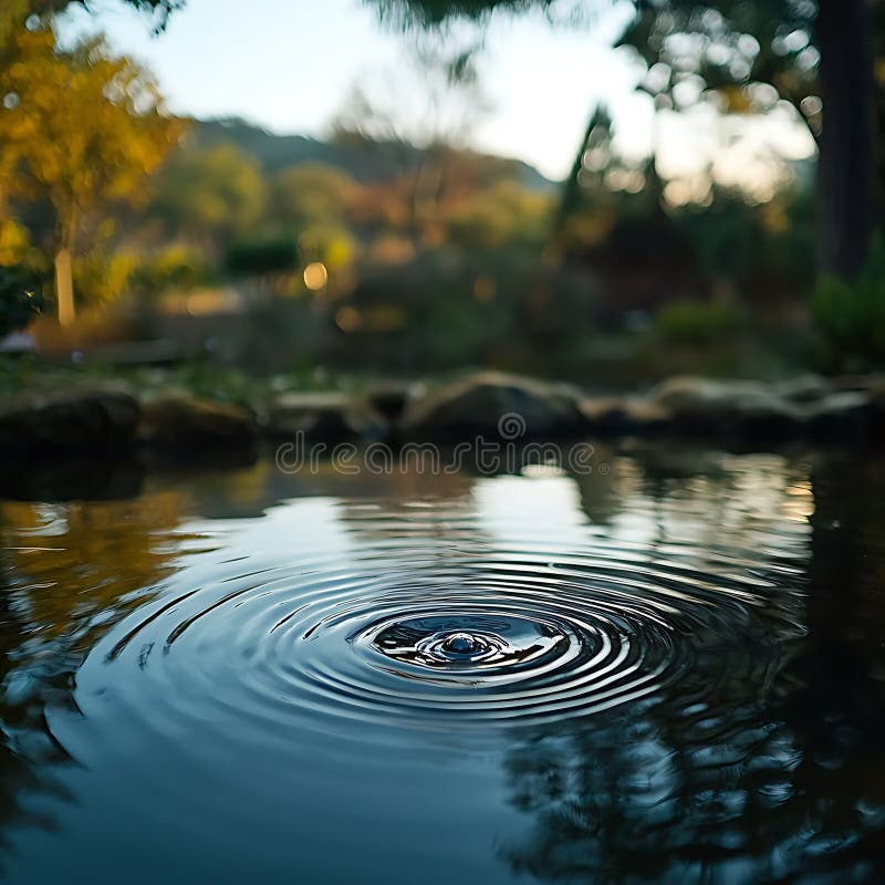 Water Ripples Close-up, Reflective Patterns in Sharp Light. Stock ...