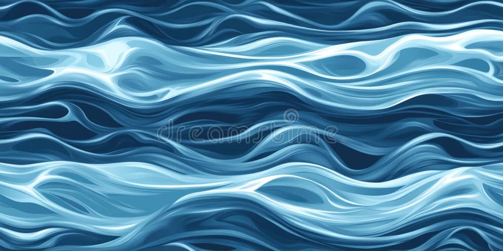 Water Ripples Digital Art Background Stock Illustration - Illustration ...