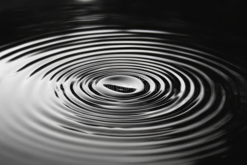 Water Drop Ripples stock illustration. Illustration of movement - 387174481
