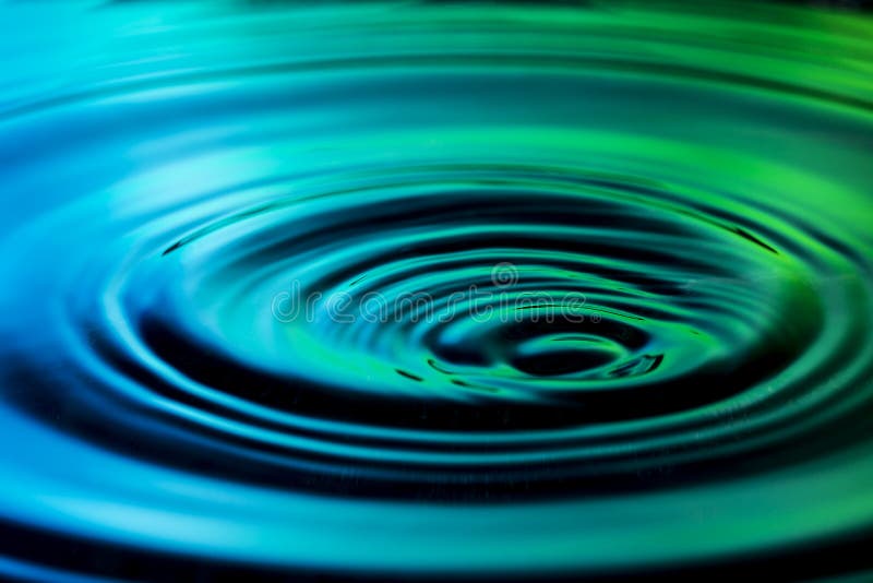 Water Ripples on Nice Yellow Green Red Background Stock Photo - Image ...