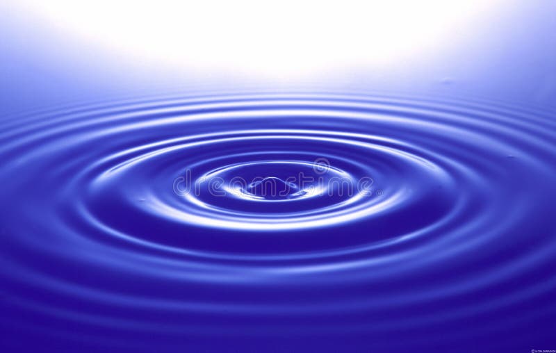 Water ripples stock image. Image of freshness, blue, effect - 40485399