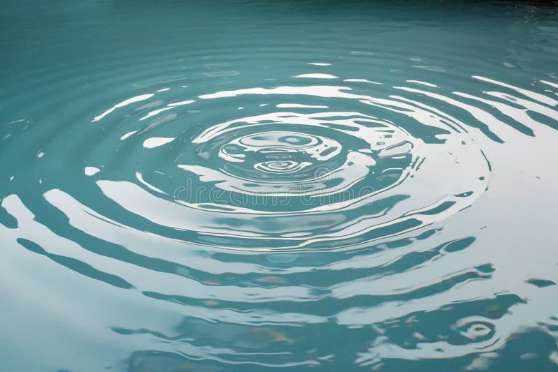 Water Ripples Reflecting Light, a Calm Surface Stock Illustration ...