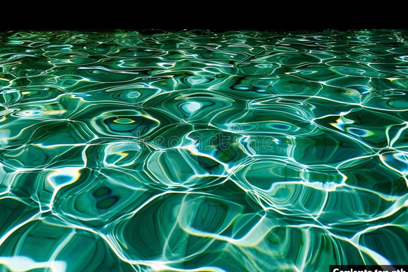 Water Ripples Reflecting Sunlight Abstract Patterns of Light Abstract ...