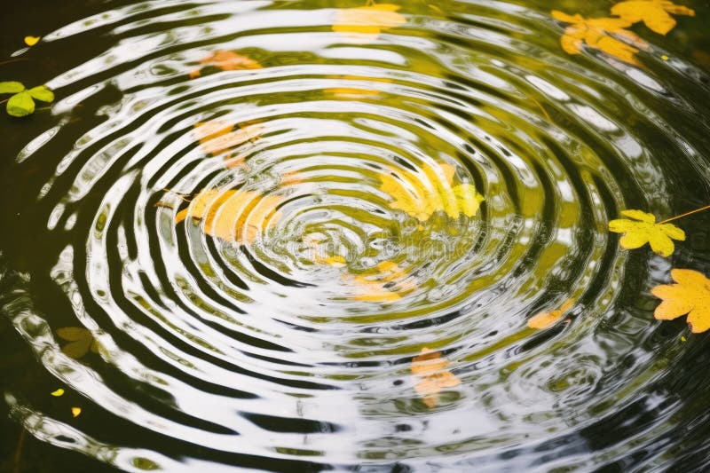 Ripples on a Leaf of a Plant Stock Photo - Image of green, berlin ...