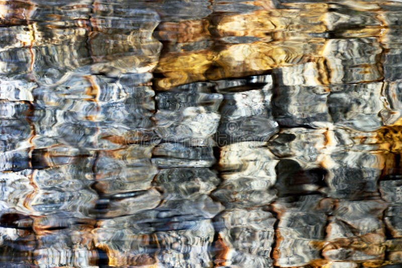 Water Ripples on Stone Floor, Abstract Background Stock Image - Image ...