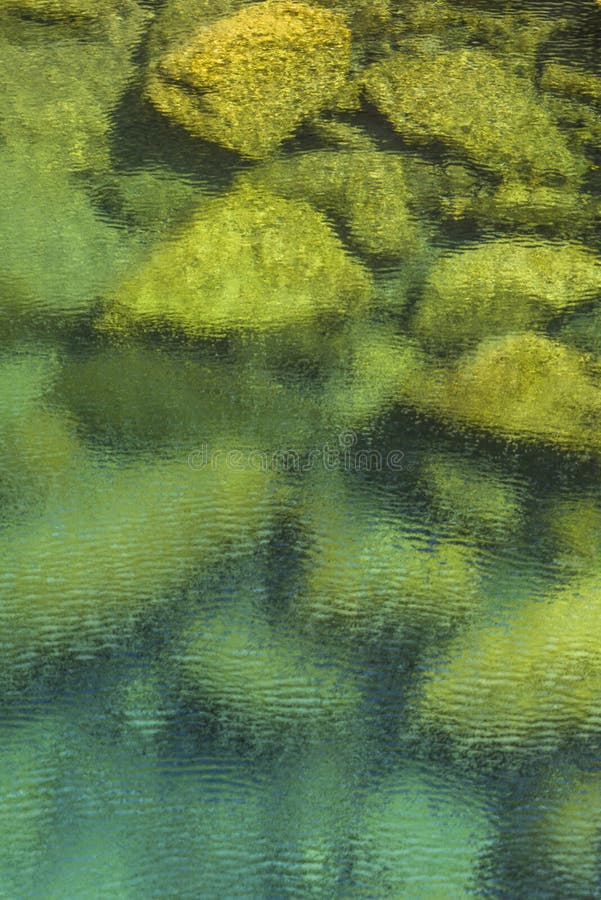 The Water Ripples on the Surface of the Pond. Stock Image - Image of ...