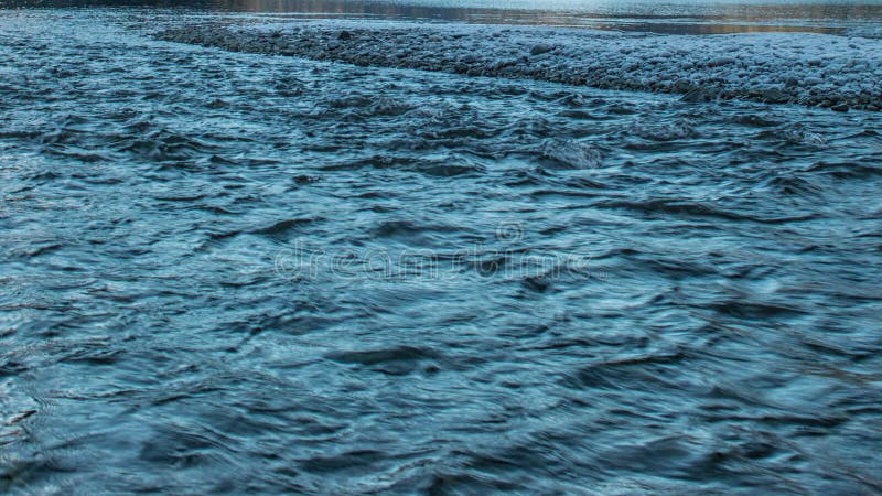 Ripples on the Surface of the Water. Dynamic Video Substrate, Screen ...