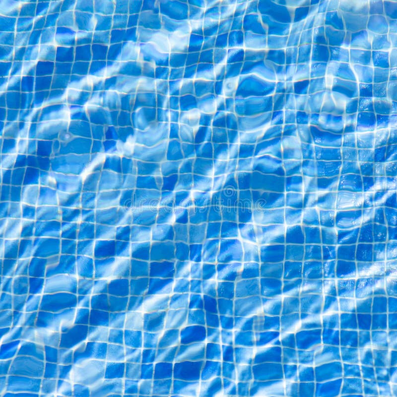 Water Ripples Texture in Swimming Pool Stock Image - Image of blue ...