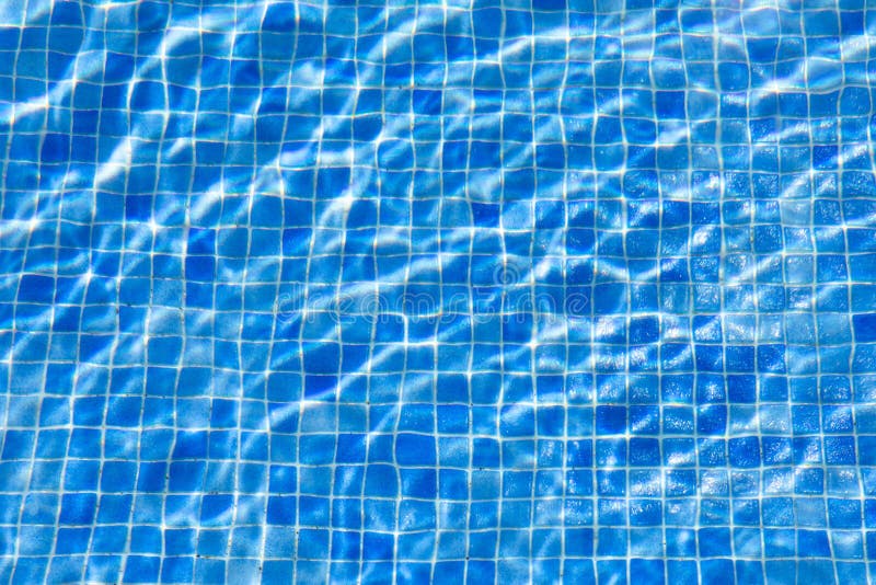 Water Ripples in Swimming Pool, Blue Background Stock Photo - Image of ...