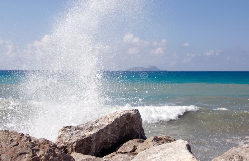 Water on rocks stock photo. Image of splashes, foam, hitting - 11384454