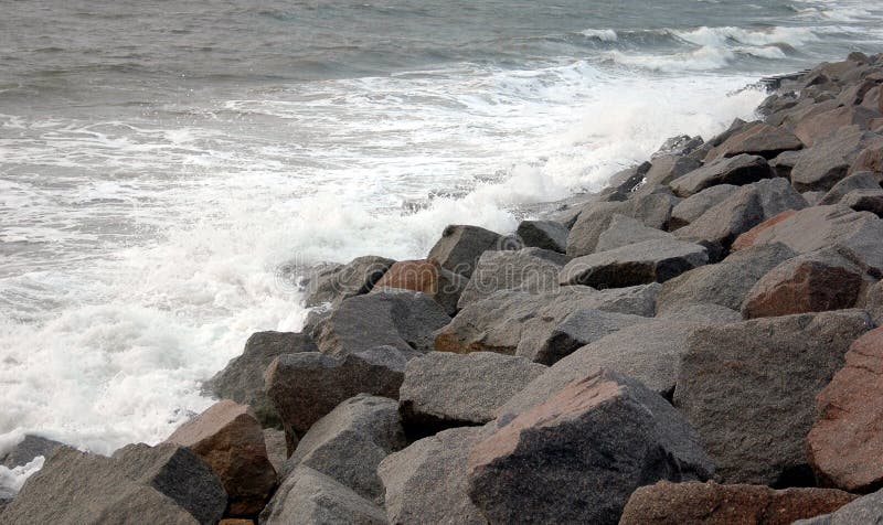 Water on the rocks. stock photo. Image of fisher, north - 1274150