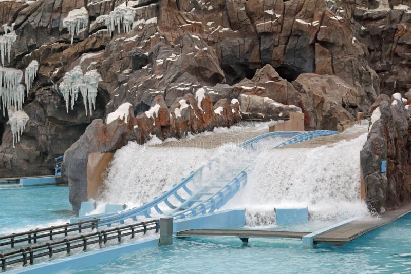 Water roller coaster stock image. Image of surf, rail - 55016295