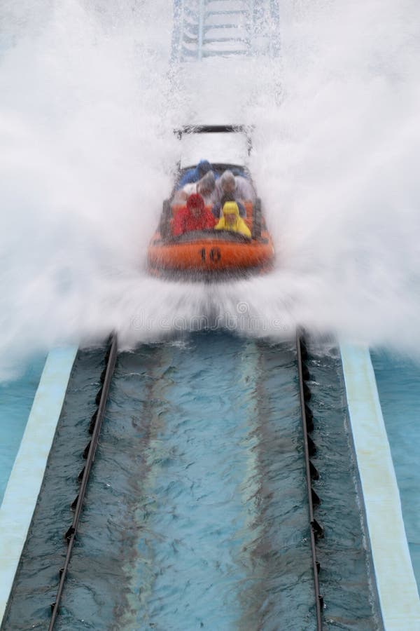 Water roller coaster stock photo. Image of leisure, boat - 55016302
