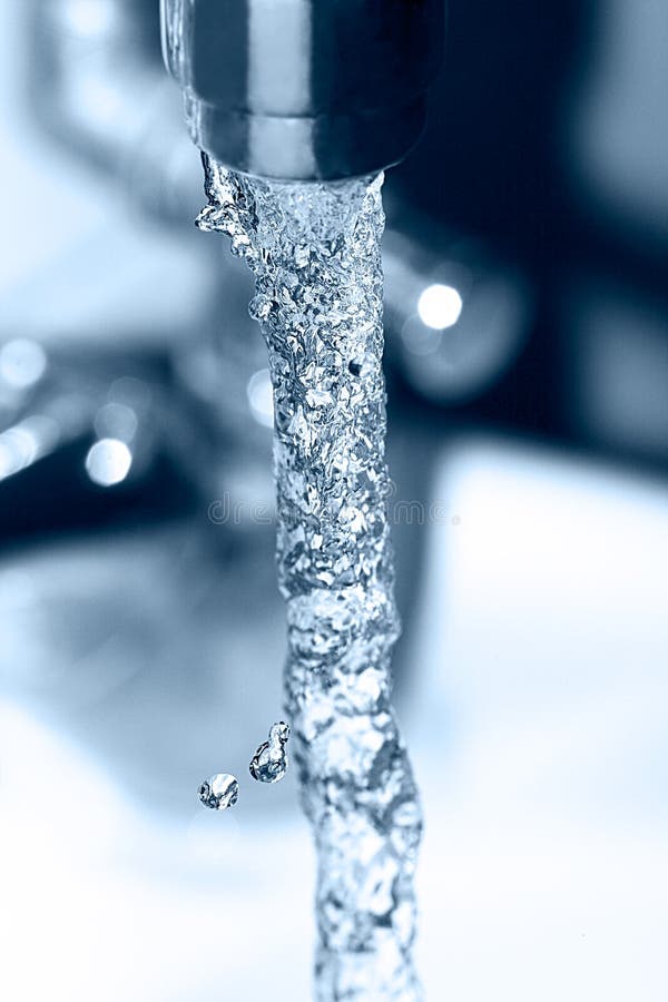 Water running down stock image. Image of gush, bowl, fresh - 7161801