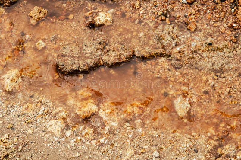 Water Running Over Concrete Surface Stock Photo - Image of liquid, hard ...