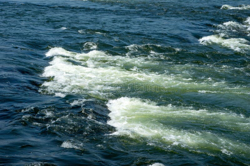 Water Running over Rocks stock photo. Image of waterscape - 128903110