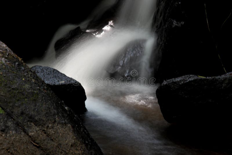 Water Running in Slow Motion Stock Photo - Image of rocky, fresh: 50536450