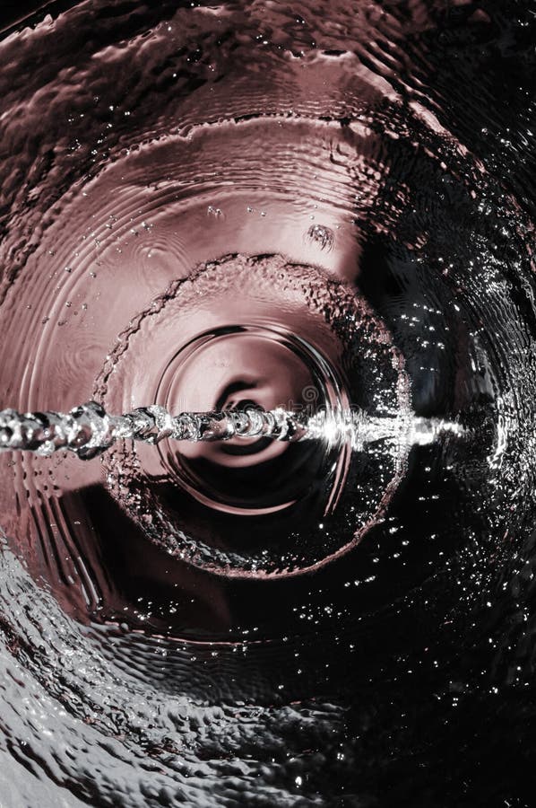 Water runs through dam. stock photo. Image of background - 21725282