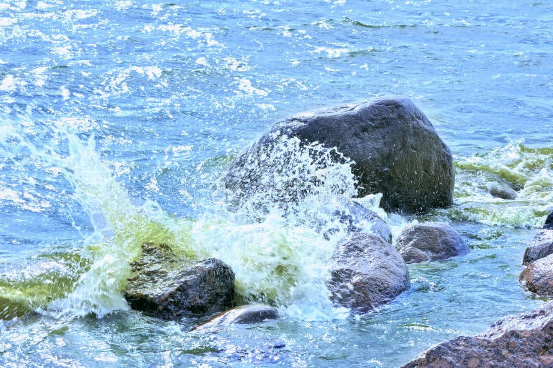 Water rushing stock image. Image of foam, break, beauty - 15953857