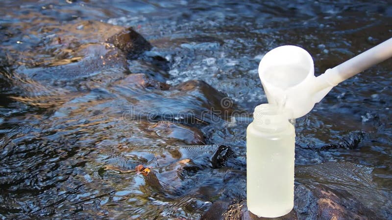 Water Sampling stock video. Video of collection, organics - 237872899