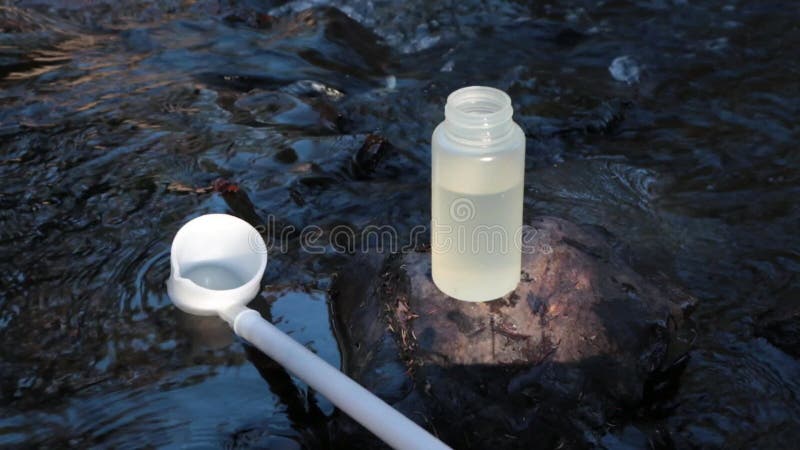 Water Sampling stock footage. Video of metals, research - 237872820