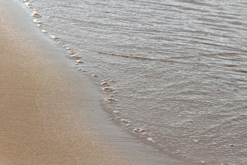 Water on sand. stock image. Image of shore, edge, summer - 20948913