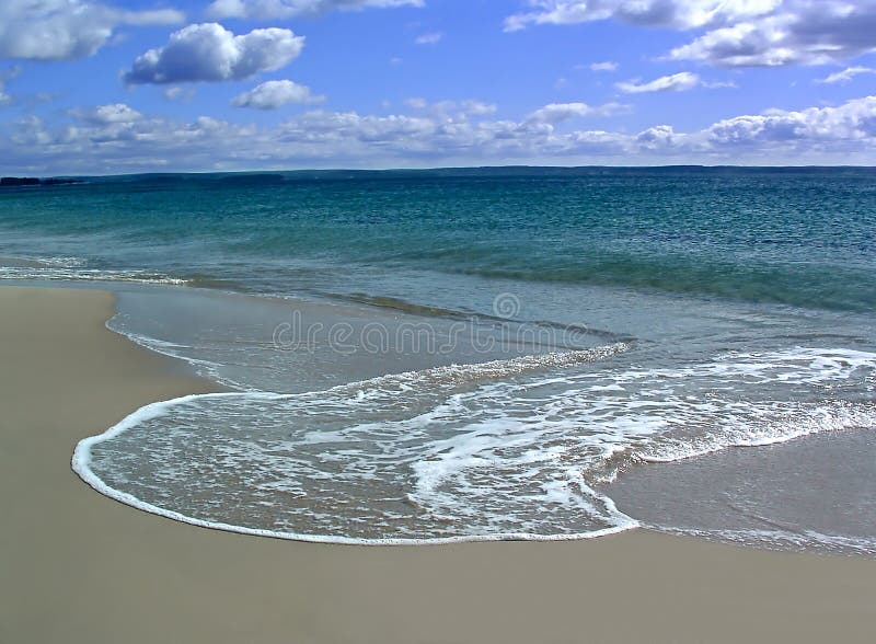 Water and Sand stock photo. Image of water, rolling, clouds - 263034