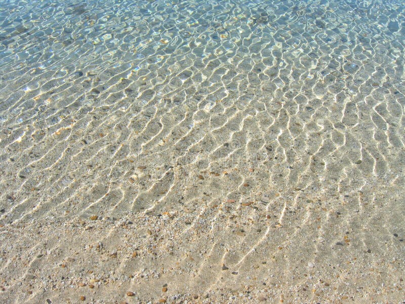 Water/sand patterns stock photo. Image of water, california - 784450