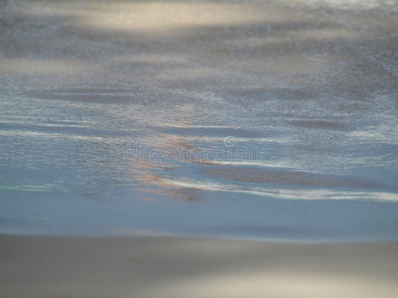 Water on sand stock image. Image of smooth, calm, sand - 60353871