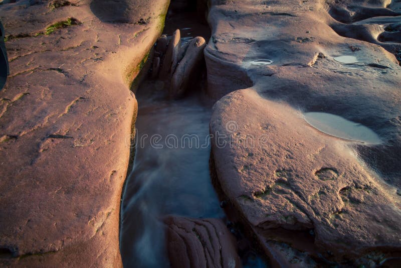 Water on sandstone stock image. Image of sandstone, pools - 71869447