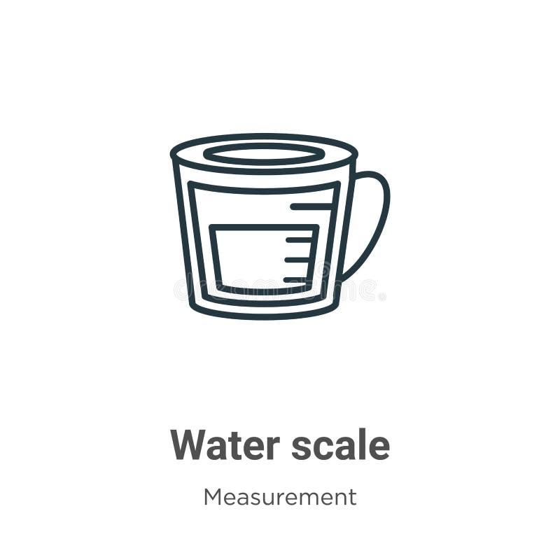 Water Scale Icon, Simple Style Stock Vector - Illustration of device ...