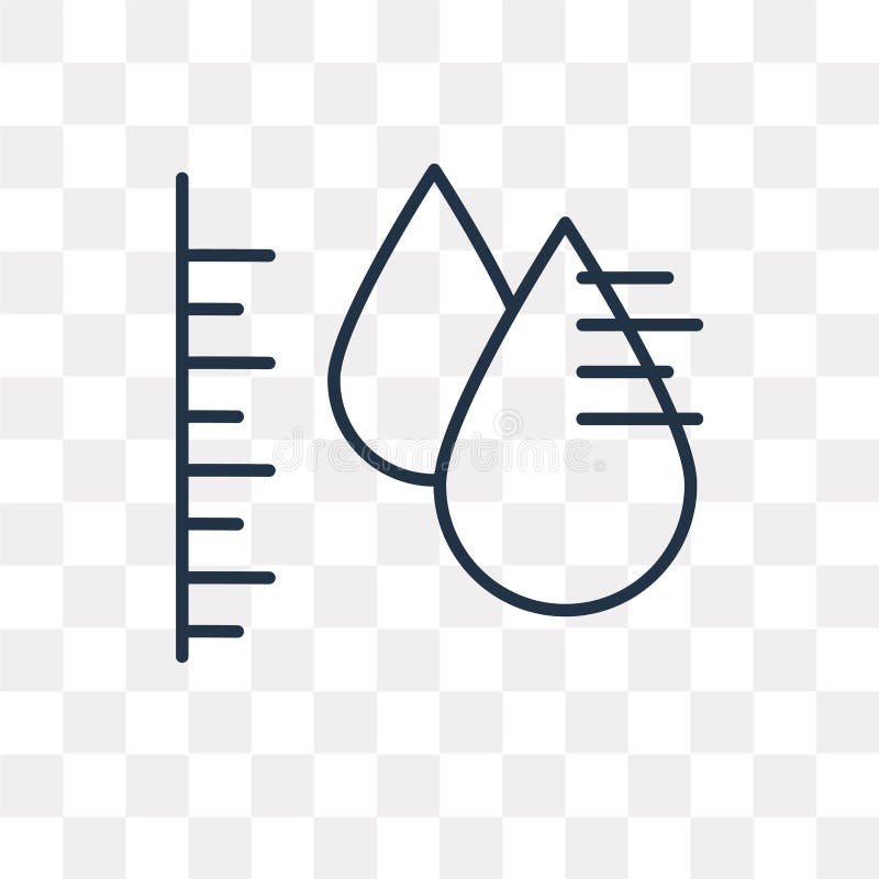 Water Scale Icon in Filled, Thin Line, Outline and Stroke Style. Vector ...