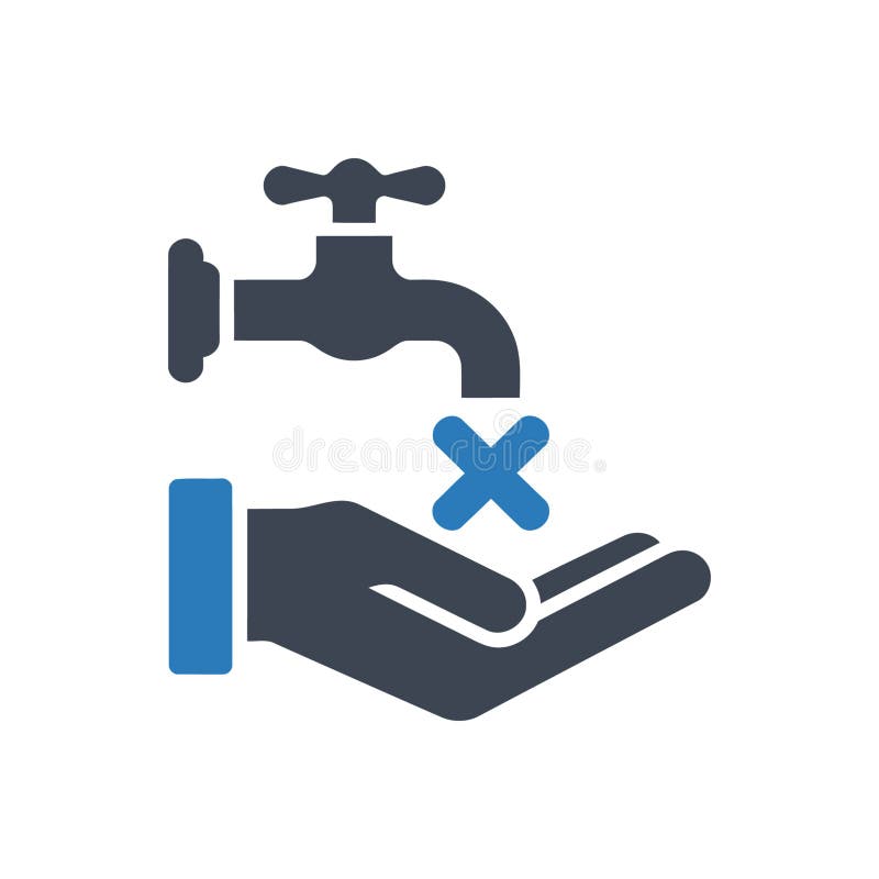 Water Scarcity Icon stock vector. Illustration of faucet - 361910906