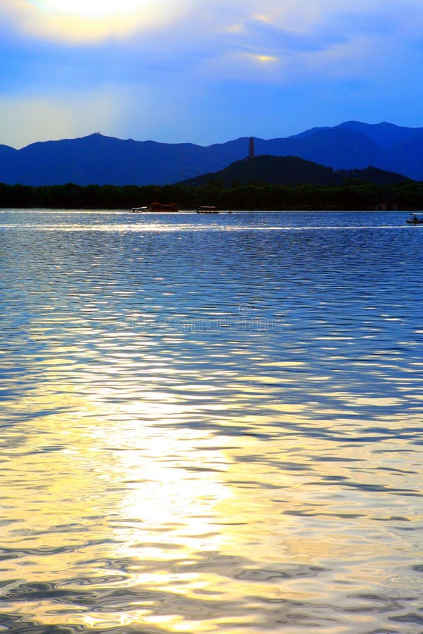 Water Scenery stock image. Image of sunset, evening, cloud - 6504591