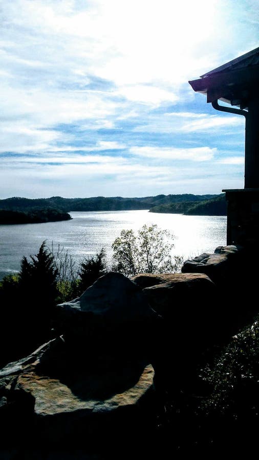 Center hill lake stock photo. Image of hill, water, scenery - 125542214